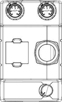 ESBE | GRF100, Circulation unit, Mixing function